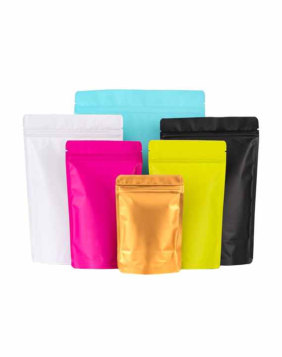 Frosted Plastic Zipper Seal Bag Food Candy Zip Lock Packaging Smell ...