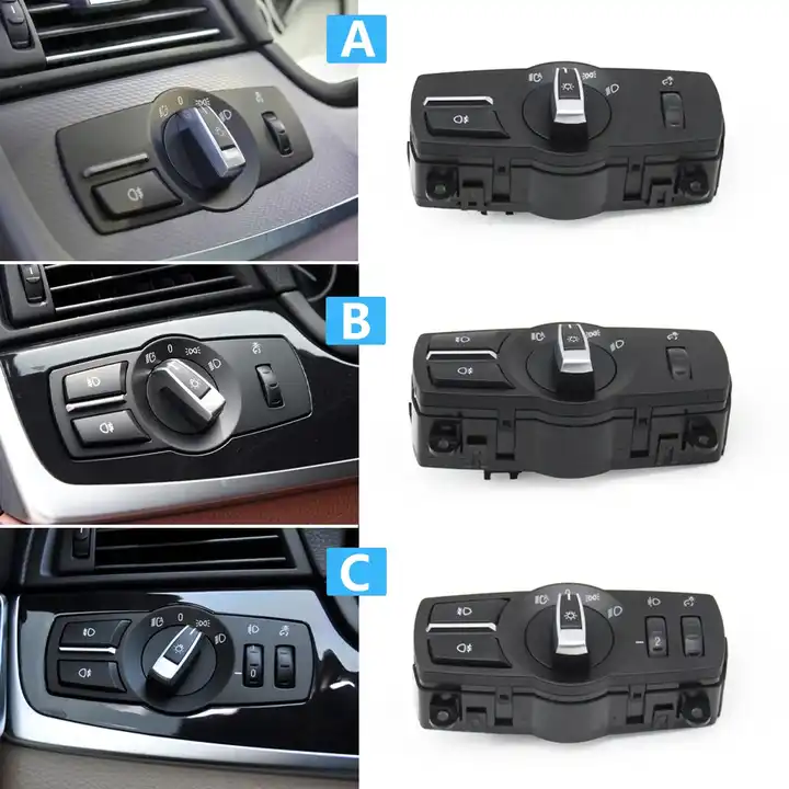 Car Front Headlight Switch Assembly for BMW Series F10-F26