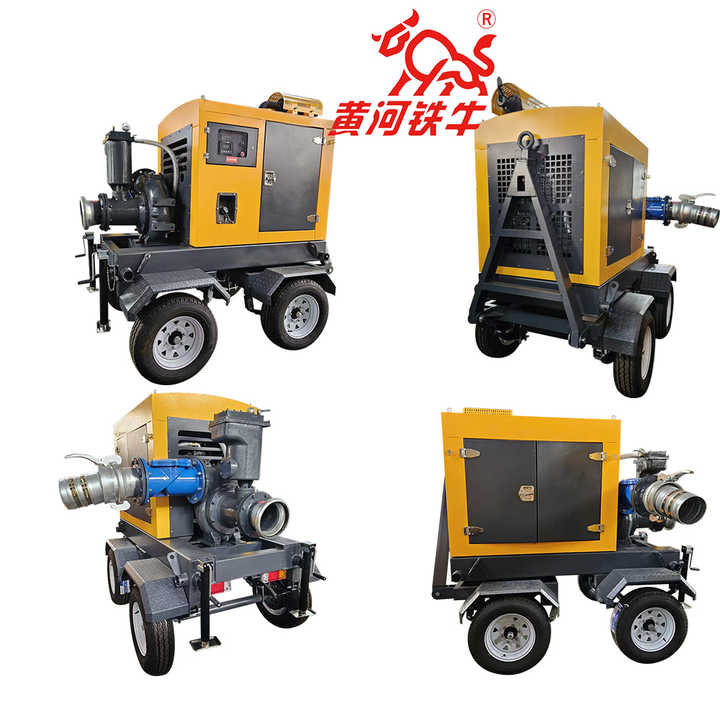 Mobile Vacuum Self-priming Pump Diesel Engine Pumps