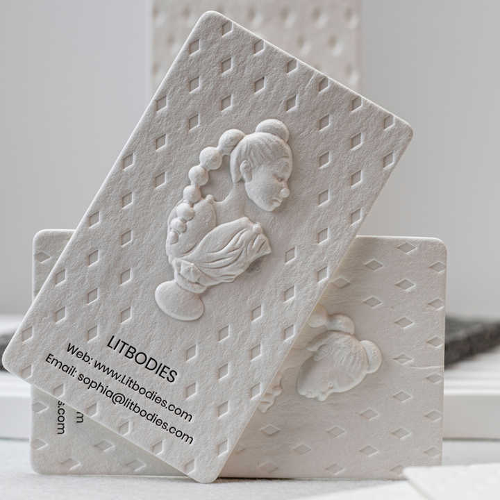 Custom 3D Embossed Business Cards - Professional & Unique