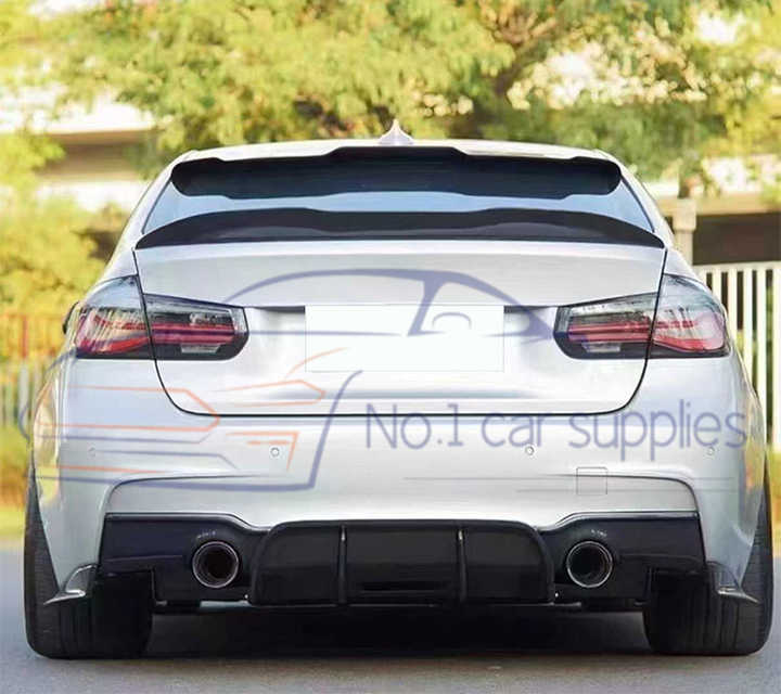 F30 Carbon Fiber Diffuser For 3 Series F F35 Rear Lip M Tech GEEX Style