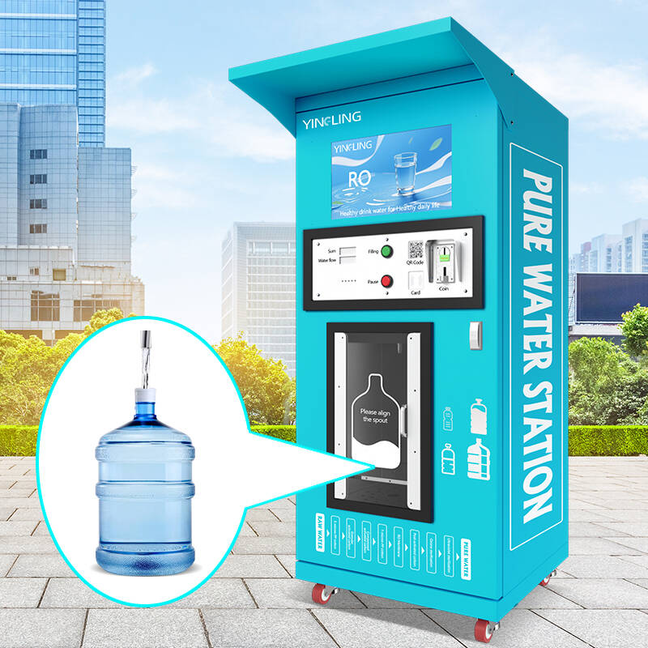 Factory Customized 60L/H 120L/H Self-Service Water Vending Machine 400 ...