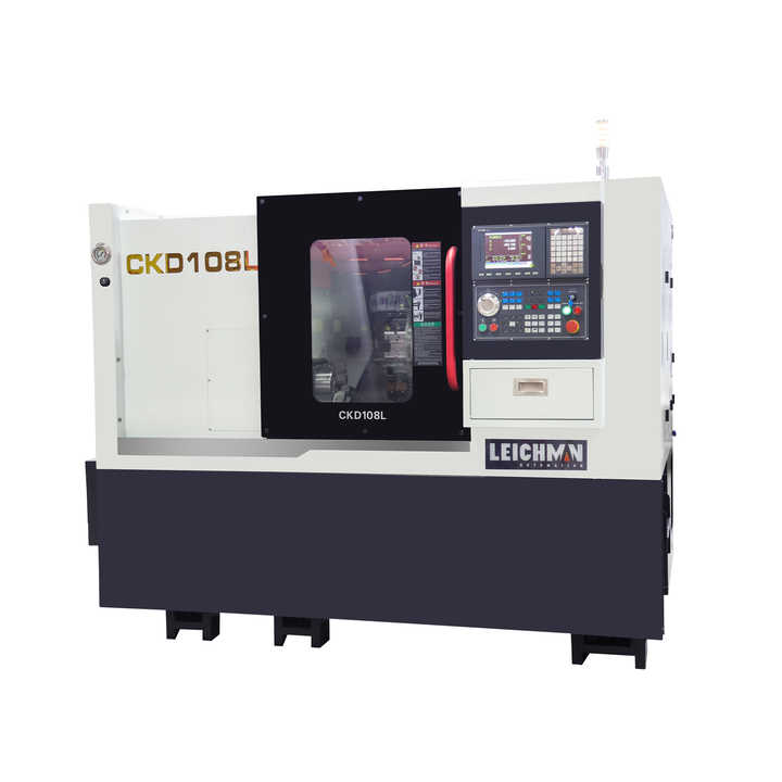 CNC Lathe 6 Station Tool Turret Automatic bar Feeder CKD108L Turret ...