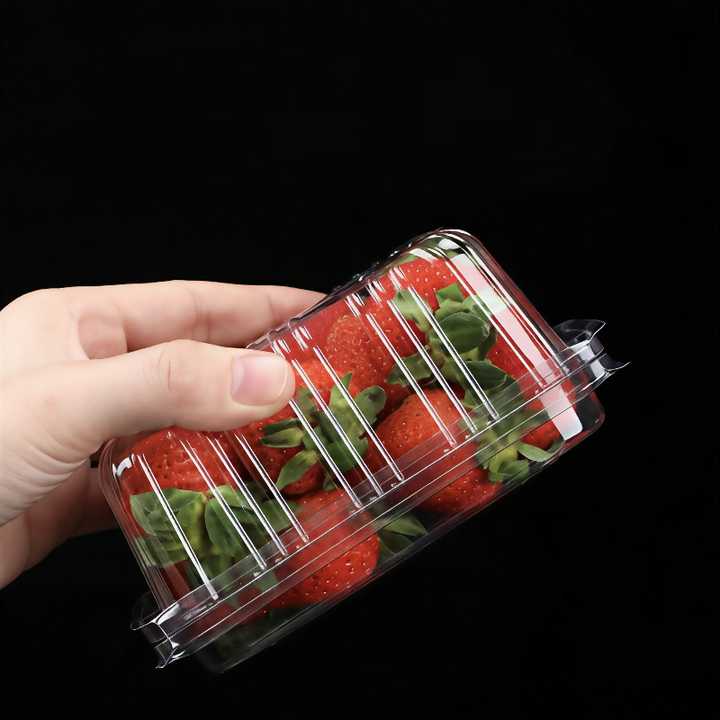 Factory Clear PET Disposable Plastic Fruit Strawberry Vegetables ...