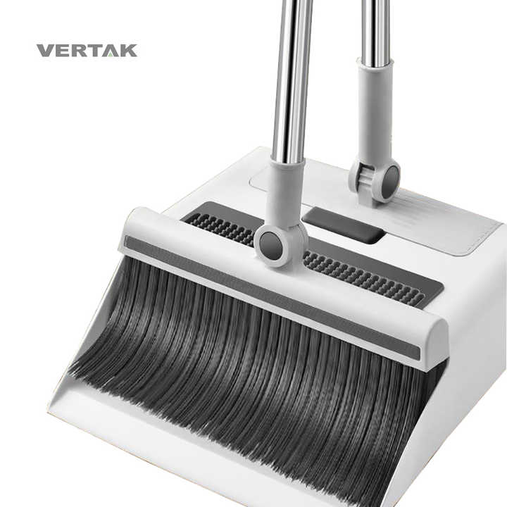 Vertak Hand Self Cleaning Rotating Broom - Dustpan Set