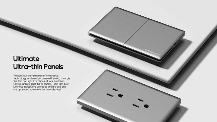 Ultra-thin Glass Acrylic Pmma Electrical Light Switches