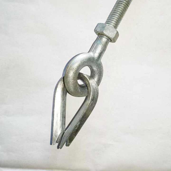 Factory Price Forged Eye Bolt Stay Rod With Thimble for Stay Assembly ...