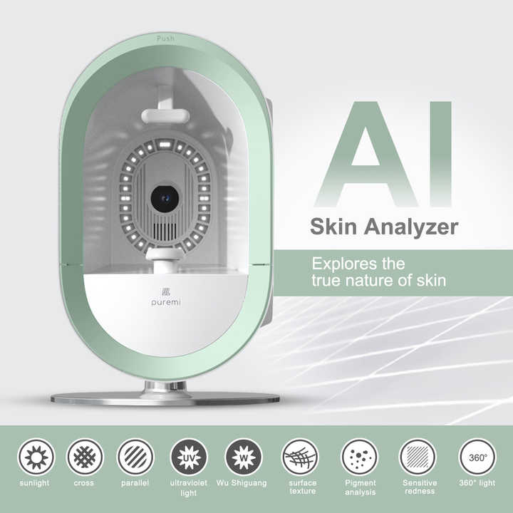 Portable 3D Skin Analyzer Machine 2025 Facial LCD Wifi Skin Lamp ...