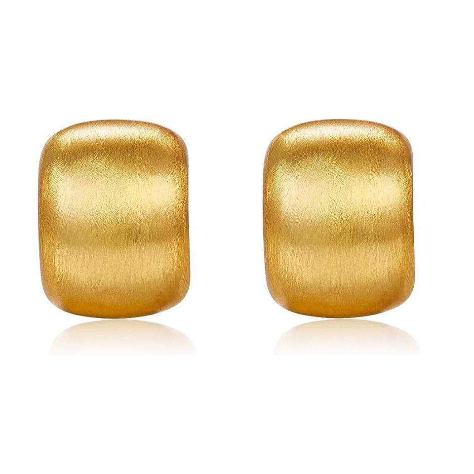 Women's Fashion Gold C-shaped Studs Minimalist Copper Alloy Earrings ...