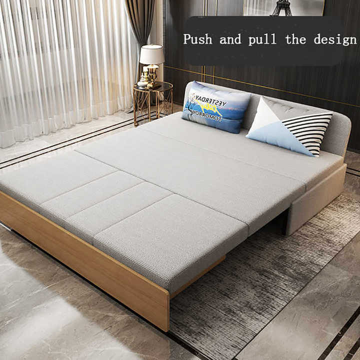Single Double Sofa Bed Space Saving Living Room Multifunctional Folding Sofa Bed with Storage ...