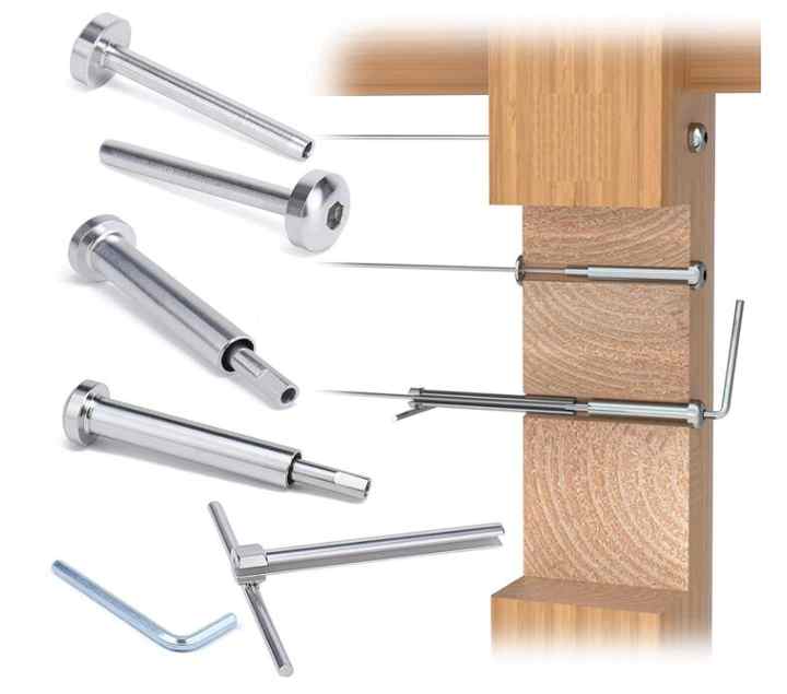 Stainless Steel Cable Railing Hardware Kit for 1/8" Cable Railing System