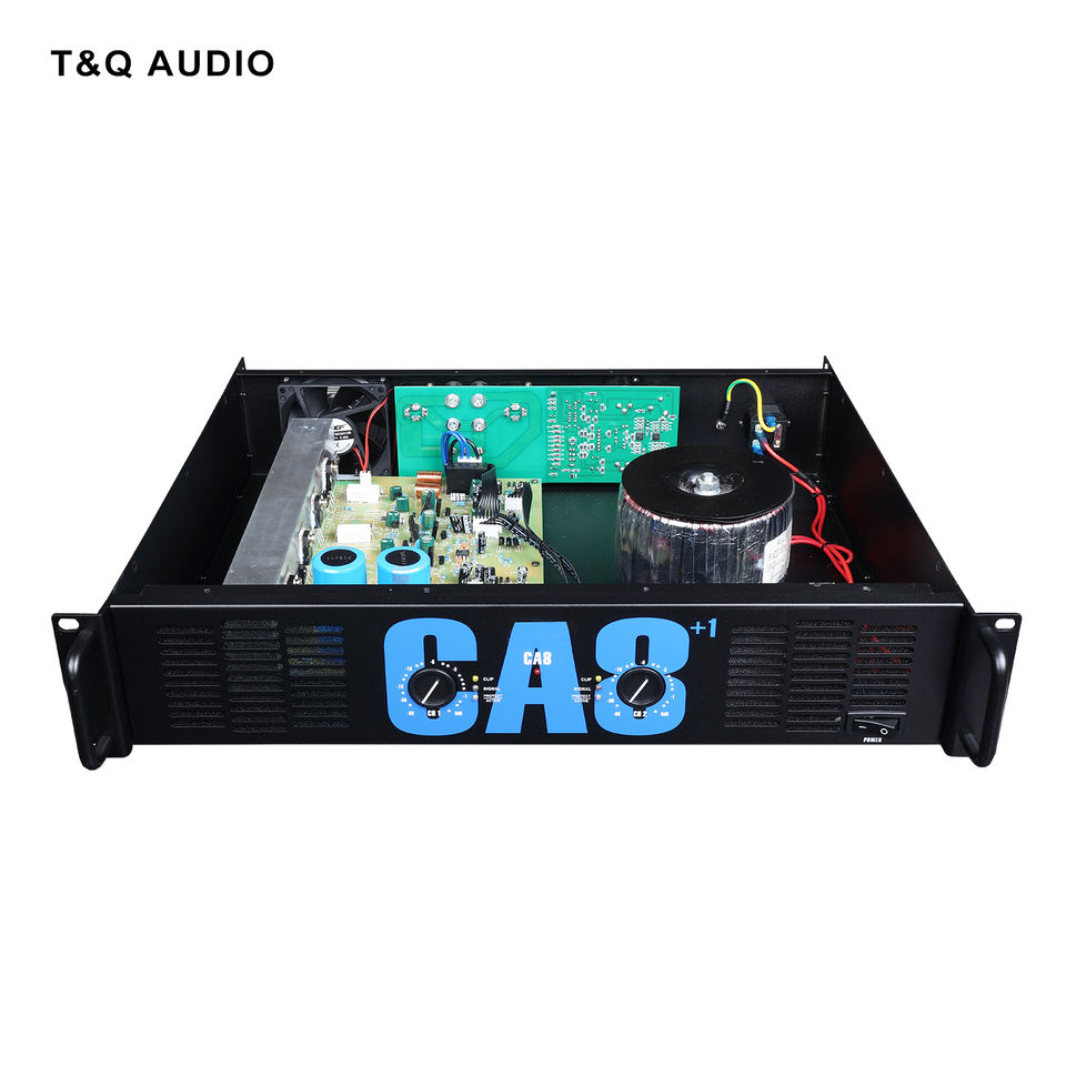 CA8 Professional 2*250W Stereo 2-Channel 8 Ohm Power Amplifier Class H ...