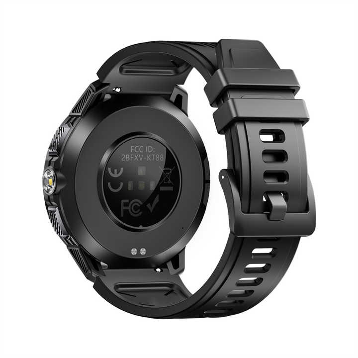 KT88 2025 Outdoor Smart Watch Large 1100mAh Battery IP68 3ATM Android ...