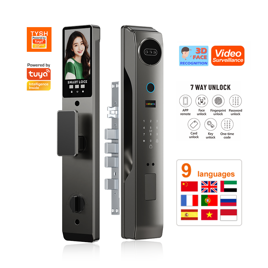 TYSH Biometric Smart Door Camera Lock for Enhanced Security