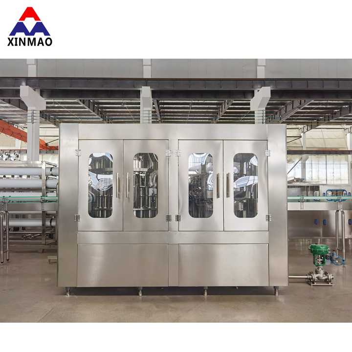 Xinmao Hot Sale Gas Drink Carbonated Drink Soda Water Filling Machine Plant for Glass Bottle ...