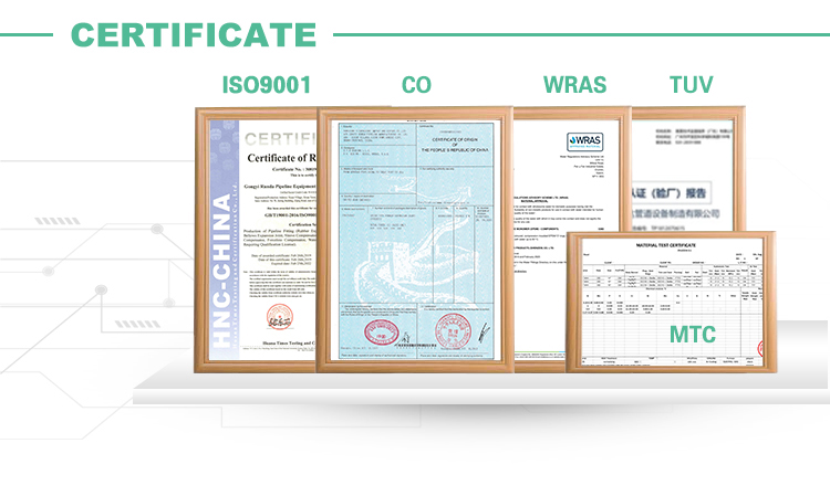 ANSI DN100 Stainless Steel Flanged Compensator Bellow