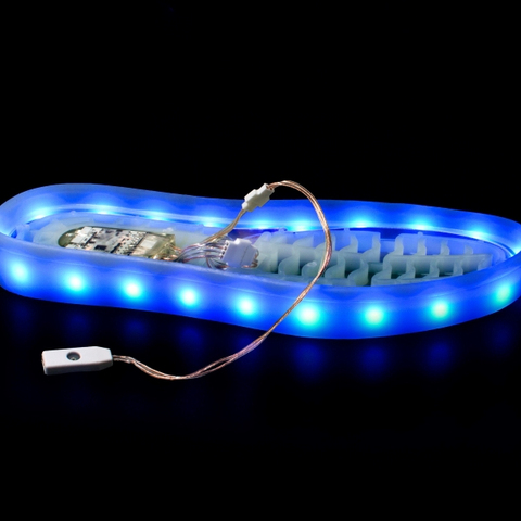 Rechargeable Usb Night Safety Motion Sensor Led Flashing Shoe Lights ...
