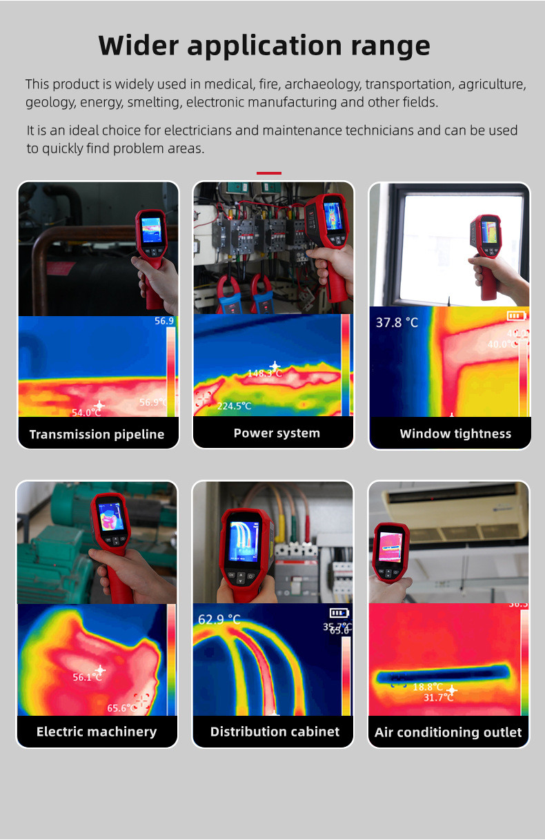 UNI-T UTi120S Infrared Thermal Imager Resolution 120 x 90 Handheld ...