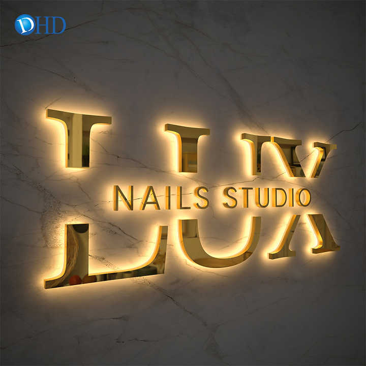 Custom Business Signs LED Signage Letters LED 3D Acrylic Led ...