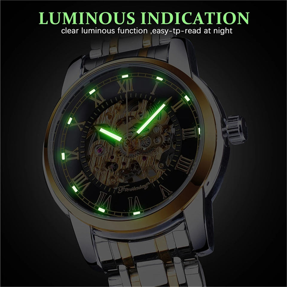 Forsining 349 Faction Men's Automatic Watch Winder - Luxury Stainless ...