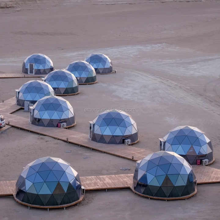 Luxury Geodesic Dome Tent - Outdoor Glass Prefab Glamping