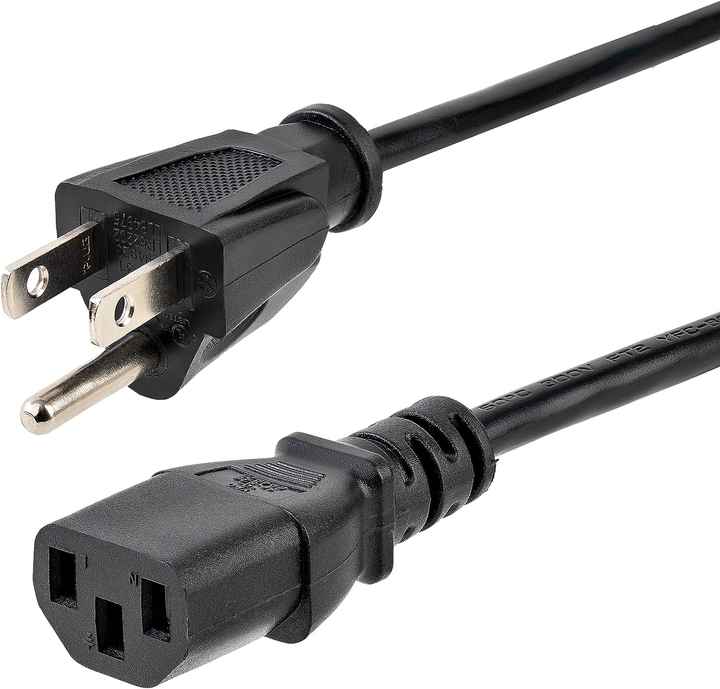 America Standard PC Power Cable - Reliable 3pin Plug