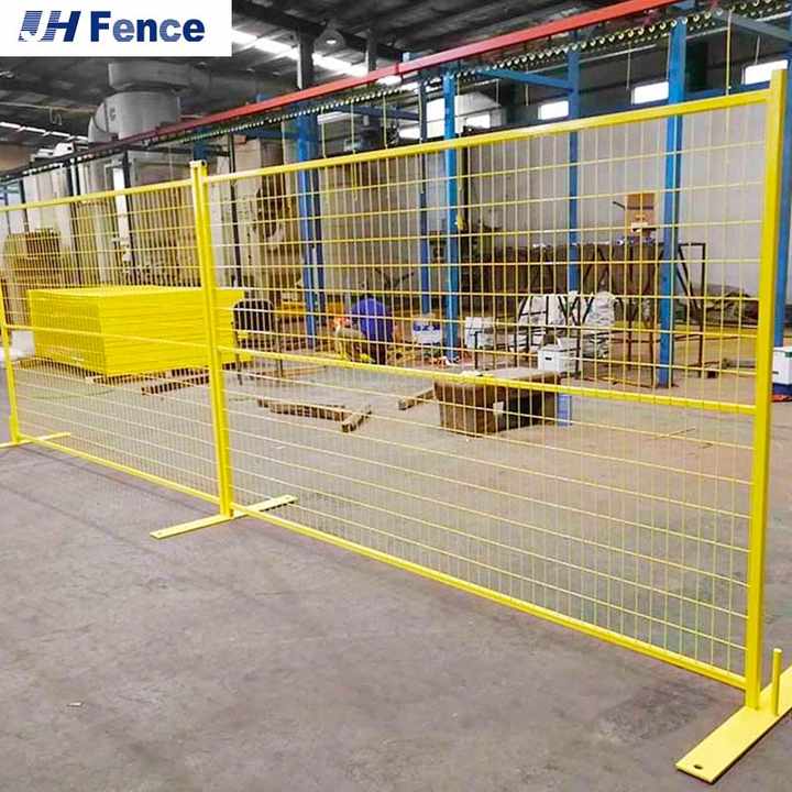 Canada Movable Galvanized Temporary Fence Panel/Welded Wire Temp Fence ...