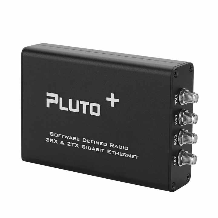 PLUTO+ SDR Radio - 70mhz-6ghz Transceiver with 4 Antennas