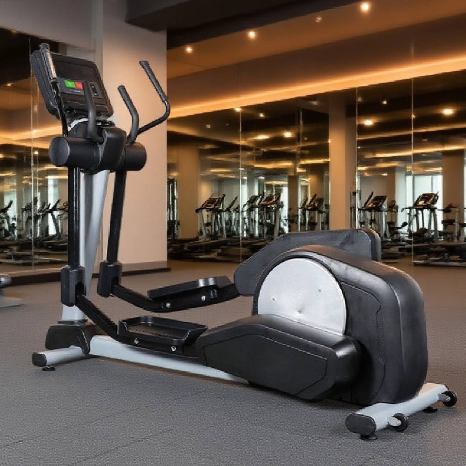 BM Electric Adjustable Resistance Commercial Elliptical Trainer-Durable ...