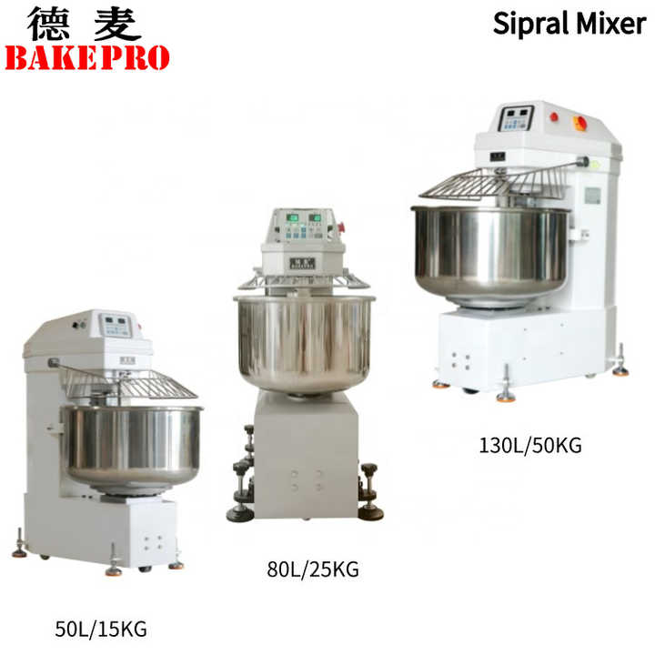 BAKEPRO Commercial 80L 12kg Automatic Dough Mixer Stainless Steel ...