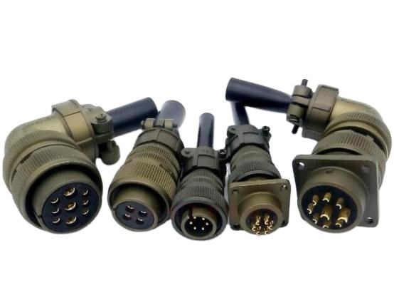 Wire & Cable Connectors JAE 7 PIN CONNECTOR MALE MS3102A24-10P-ZN PANEL ...