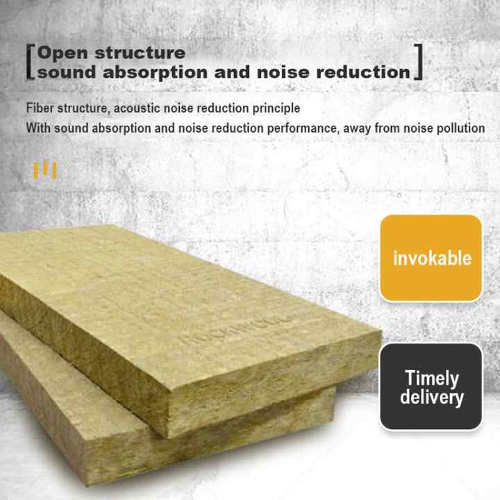 Rock Wool Brick Insulation Laminated With Black Tissue Faced For ...