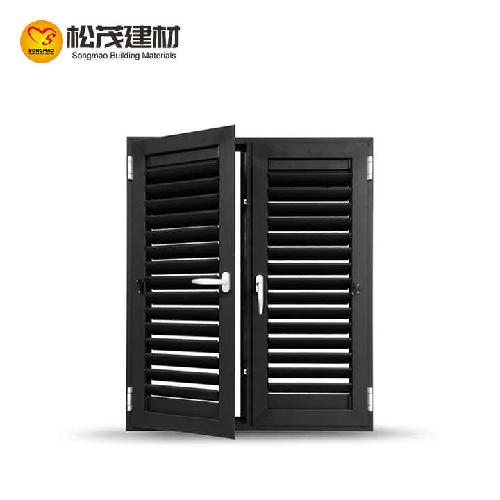 Custom Motorized Electric Remote Control Aluminum Shutter Windows