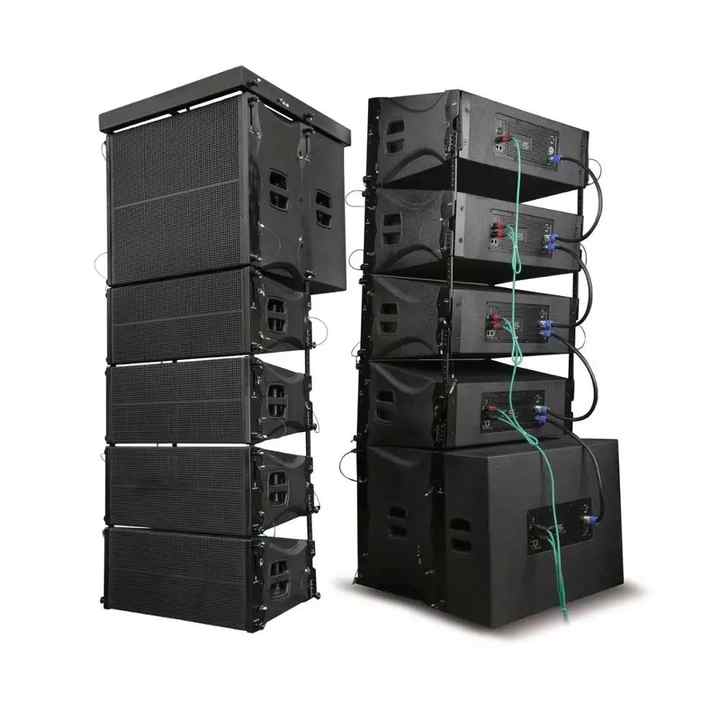 Pro Audio Dual 10 Inch Line Array System - Active & Passive