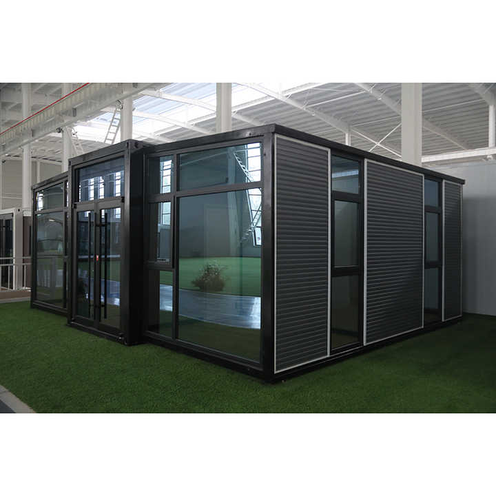 Foldable Prefabricated Steel Frame Structure 20ft Folding Container ...