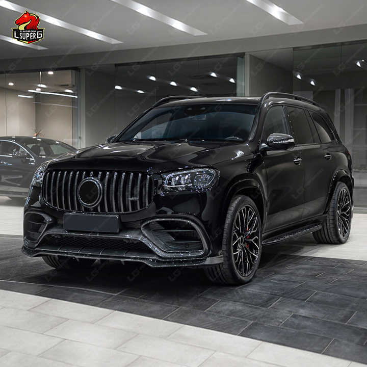 B Style Carbon Fiber Body Kit for Mercedes BENZ GLS W167 with Front Lip ...