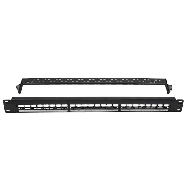 1U Rack Mount Unshielded Blank Patch Panel 24 Port Products from Ningbo ...