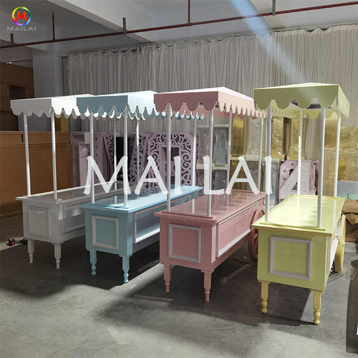 Fancy Colors Dessert Cart - Perfect for Weddings & Parties