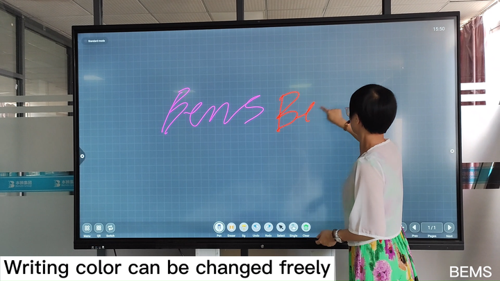 Marco táctil ir lcd oem, 65 ", 75", 86 ", 98", 4K, OPS, tv inteligente ...