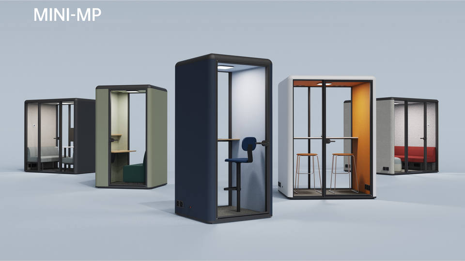 MUSE Luxury Modern Convertible Acoustic Booth Soundproof Private ...