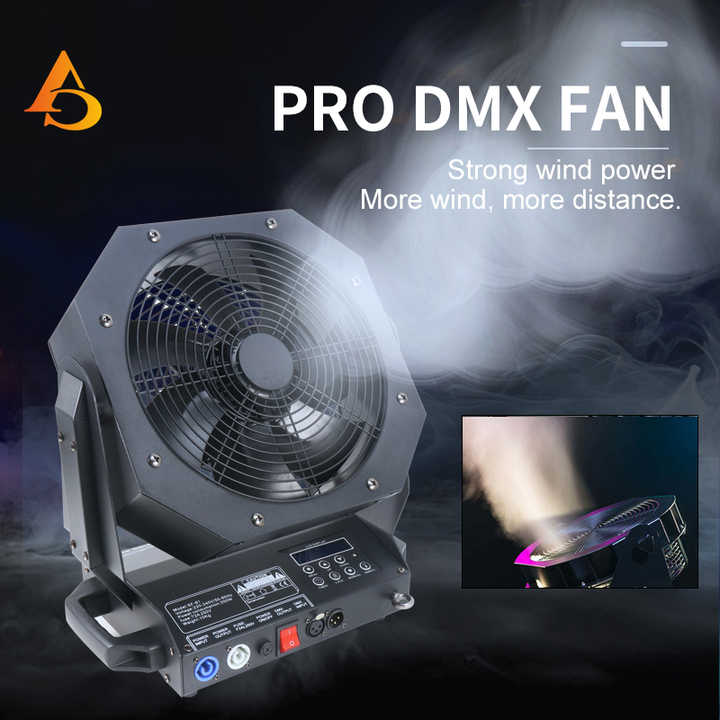 Professional DMX Fan Machine - Efficient Stage Haze Control