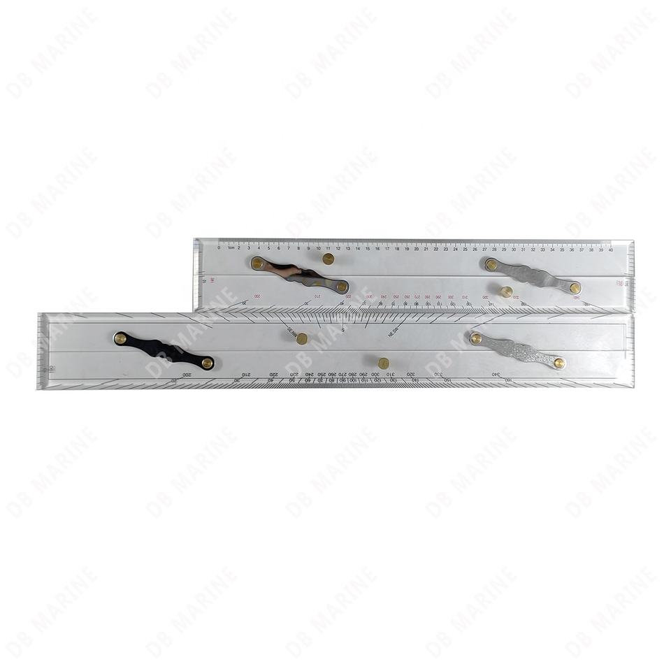 IMPA 371001 371002 Plastic Plain 450mm Marine Parallel Ruler