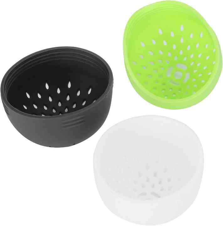 Multi-Purpose Mini Silicone Colander Kitchen Gadget with Filter Cover ...