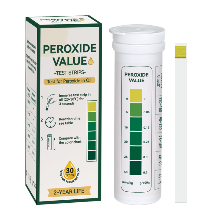 Edible Oil Peroxide Test Strips - Rapid H2O2 Detection Kit for Cooking ...