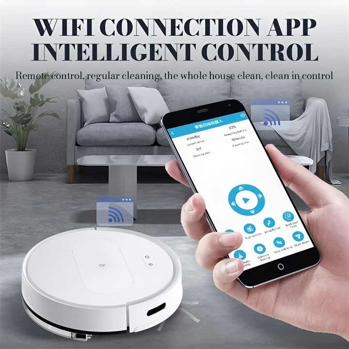 3 in 1 Combo Small APP Automatic Self Charging Electric Smart Sweep ...