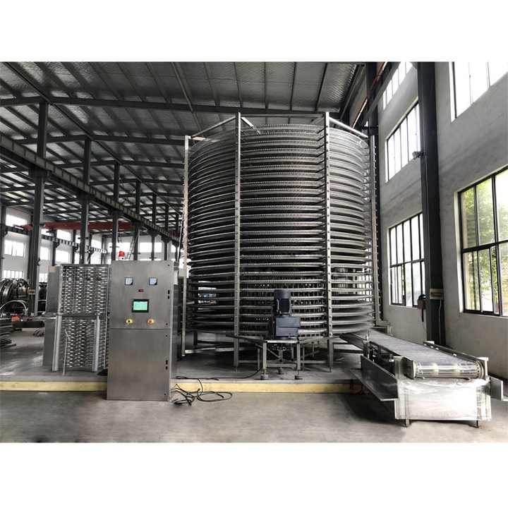 TCA SUS 304 Iqf Spiral Freezer Quick Freezing Machine Small Spiral ...