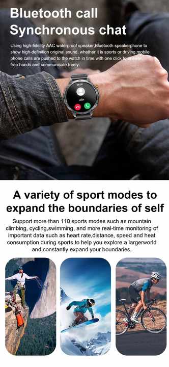 K69 2025 Sport Smart Watch Men 1.75" AMOLDE Screen Fitness Track BT ...