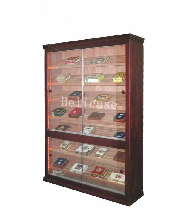Upgradable Cigar Room Furniture Cigar Humidor Display for Smoke Store ...