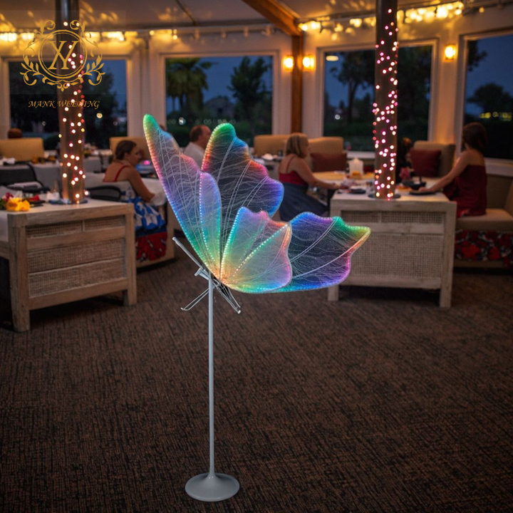 Colorful Butterfly Wing Light Pathway Guide Light for Wedding ...