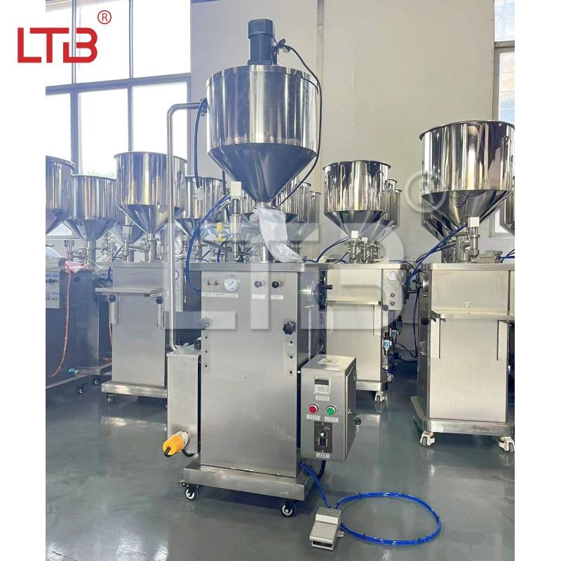 Semi Automatic Pneumatic Heated Hopper Paste Petroleum Cream Constant ...